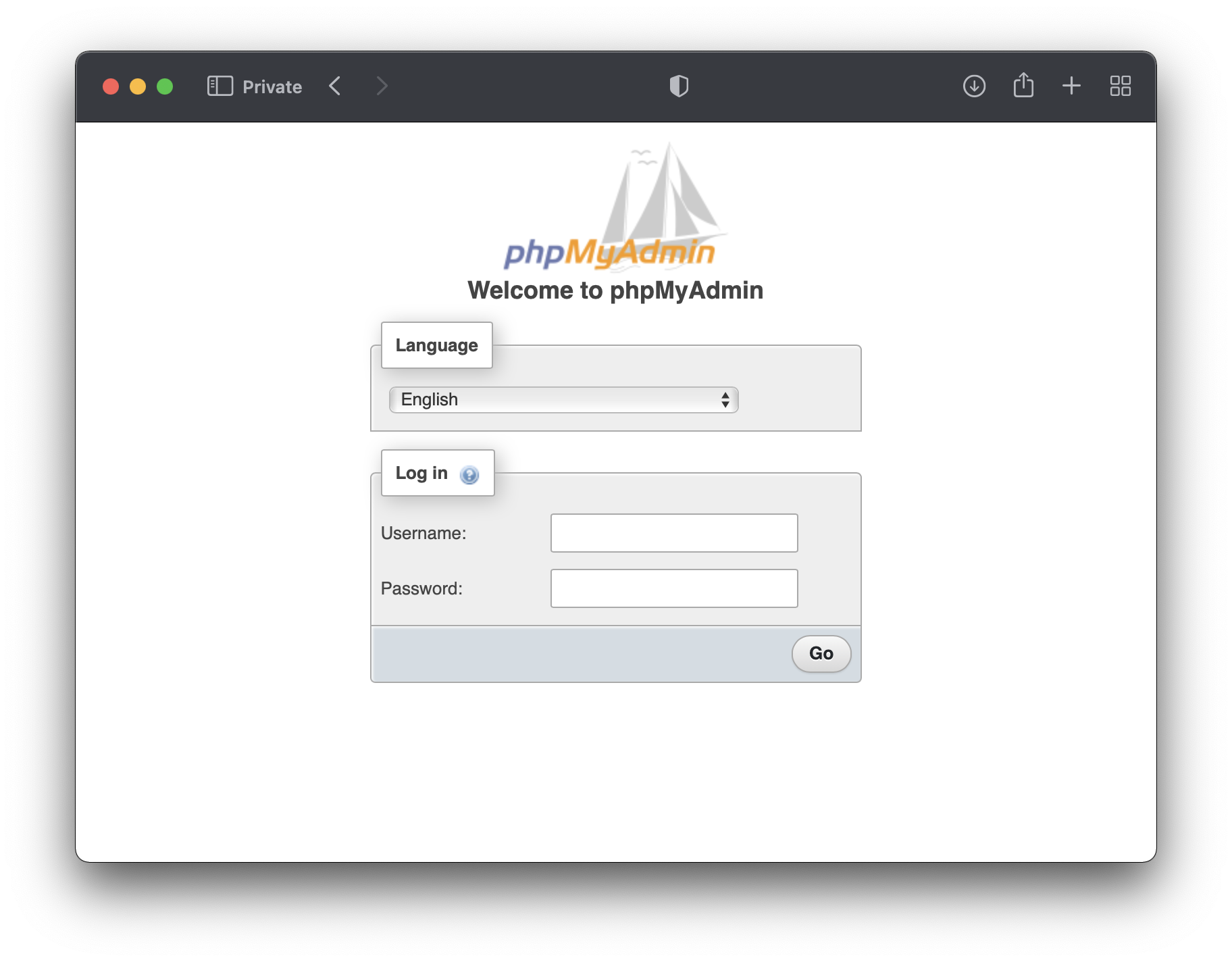 PhpMyAdmin NGINX Unit